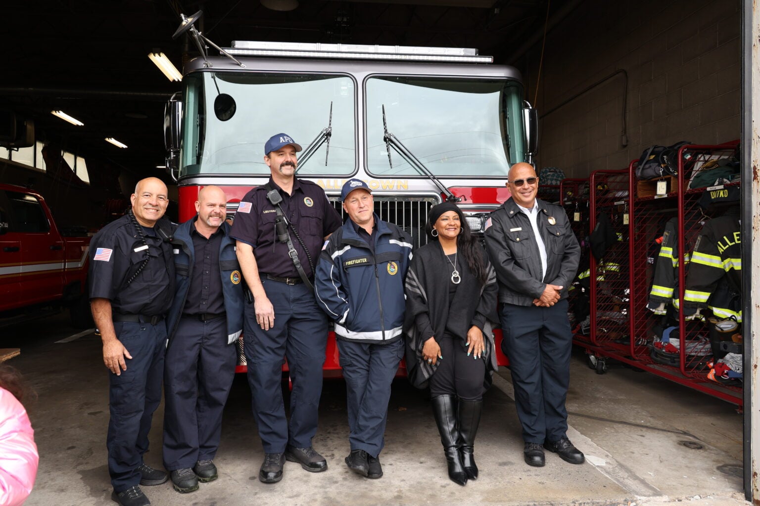 Allentown Fire Department welcomes two new engines with push-in ceremony